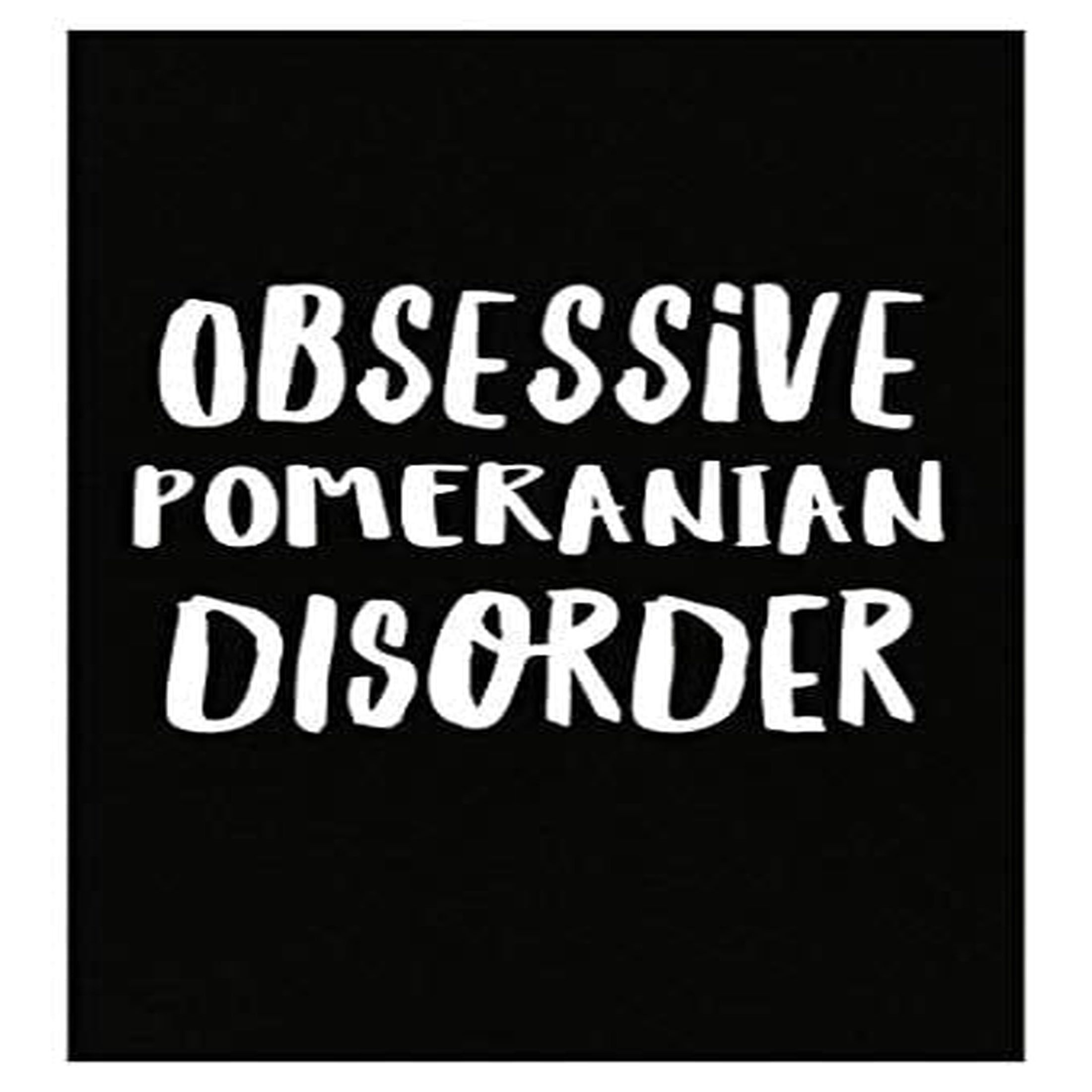 Funny Pomeranian Poster - Obsessive Dog Lover Gift - Canine Art Print ...