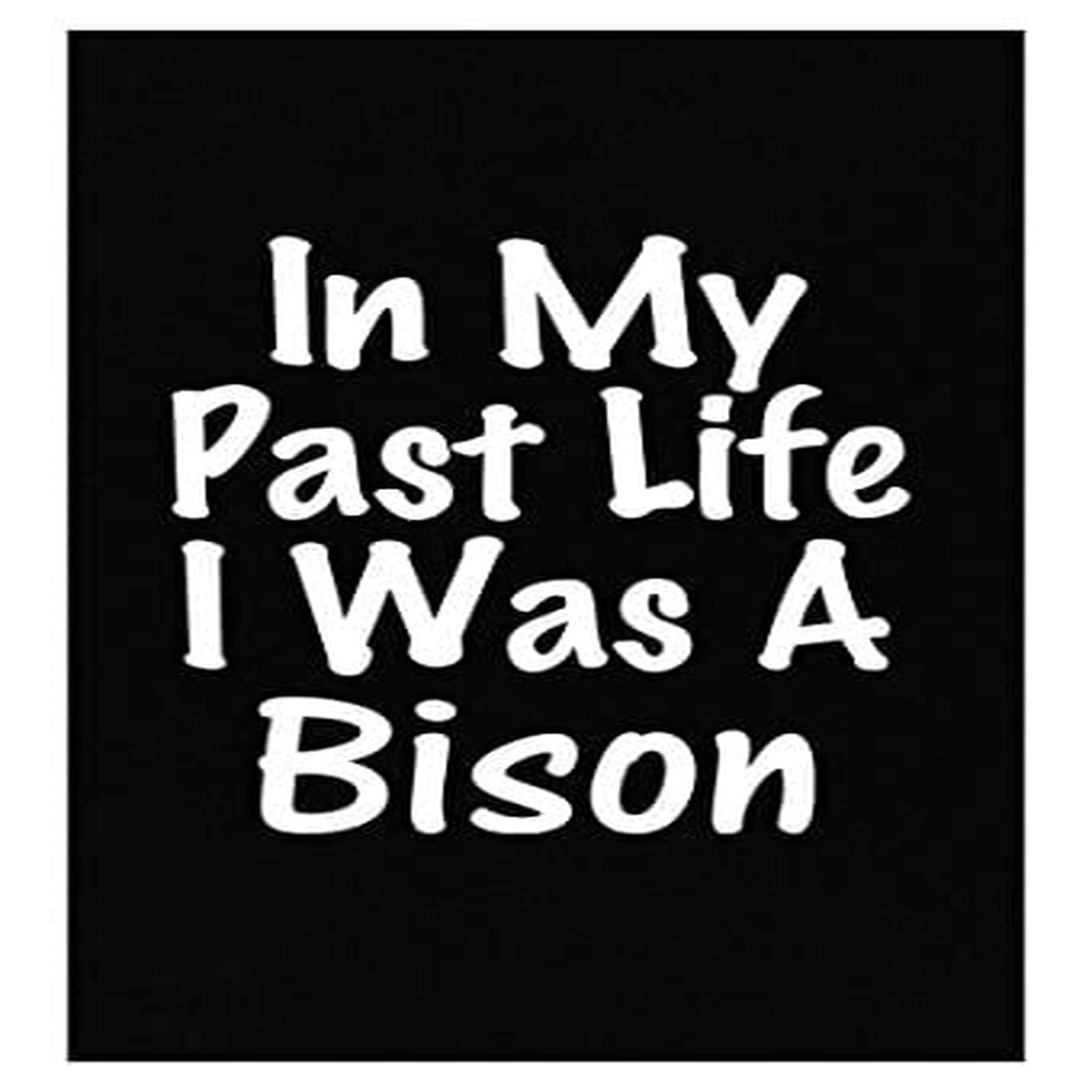 Past Life Bison Poster - Unique Buffalo Art Gift for Animal Lovers ...