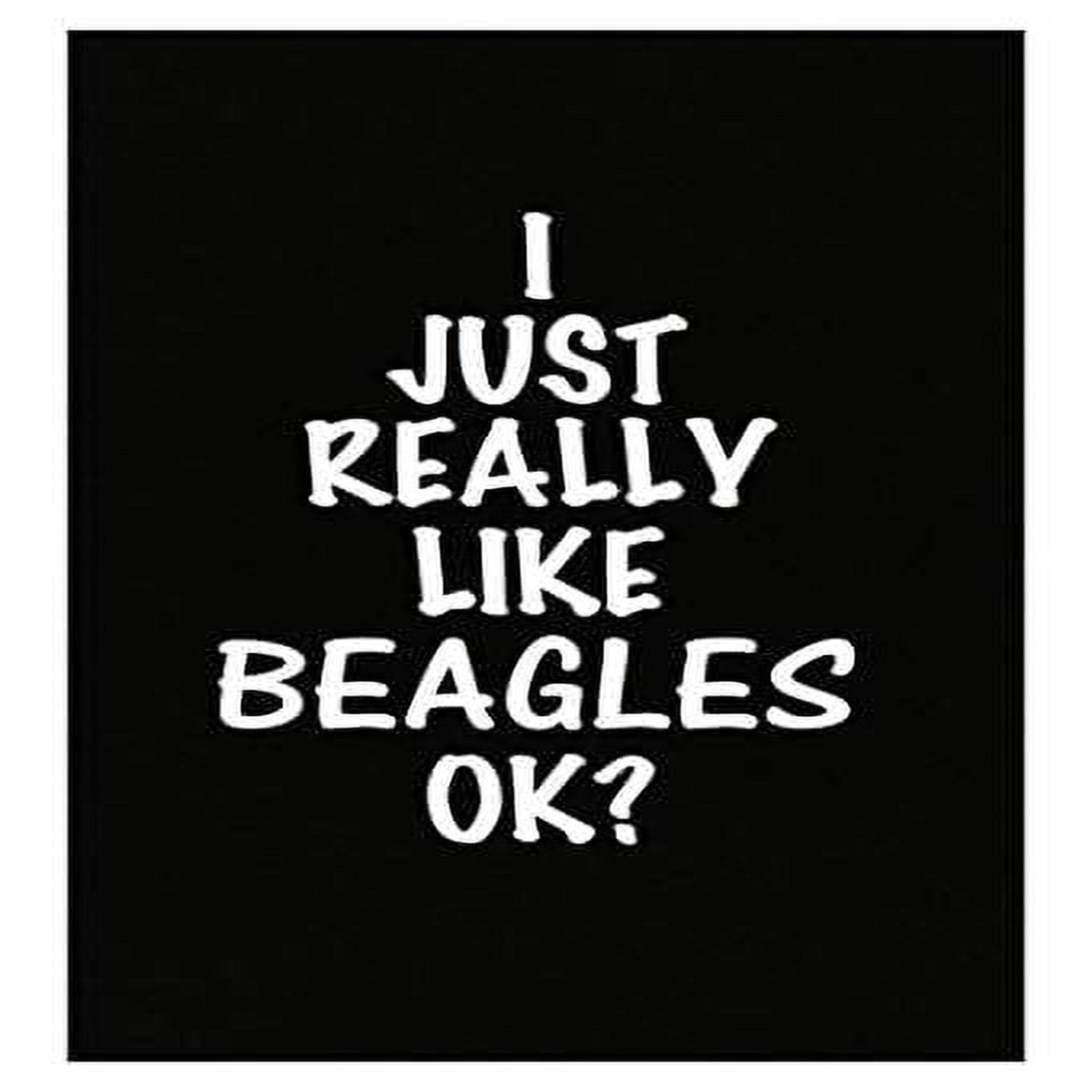 Funny Beagle Poster - Ideal Gift for Dog Lovers - Humorous Canine Decor ...