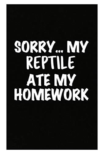 Stuch Strength Reptile Ate My Homework - turtle Gift Idea - Funny snake ...