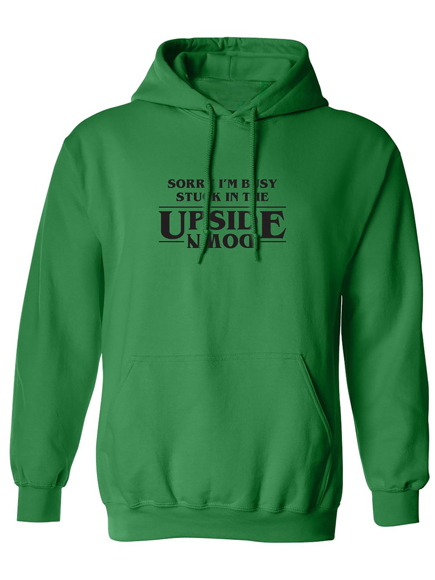 Stuck In The Upside Down Adult Hooded Sweatshirt - Walmart.com
