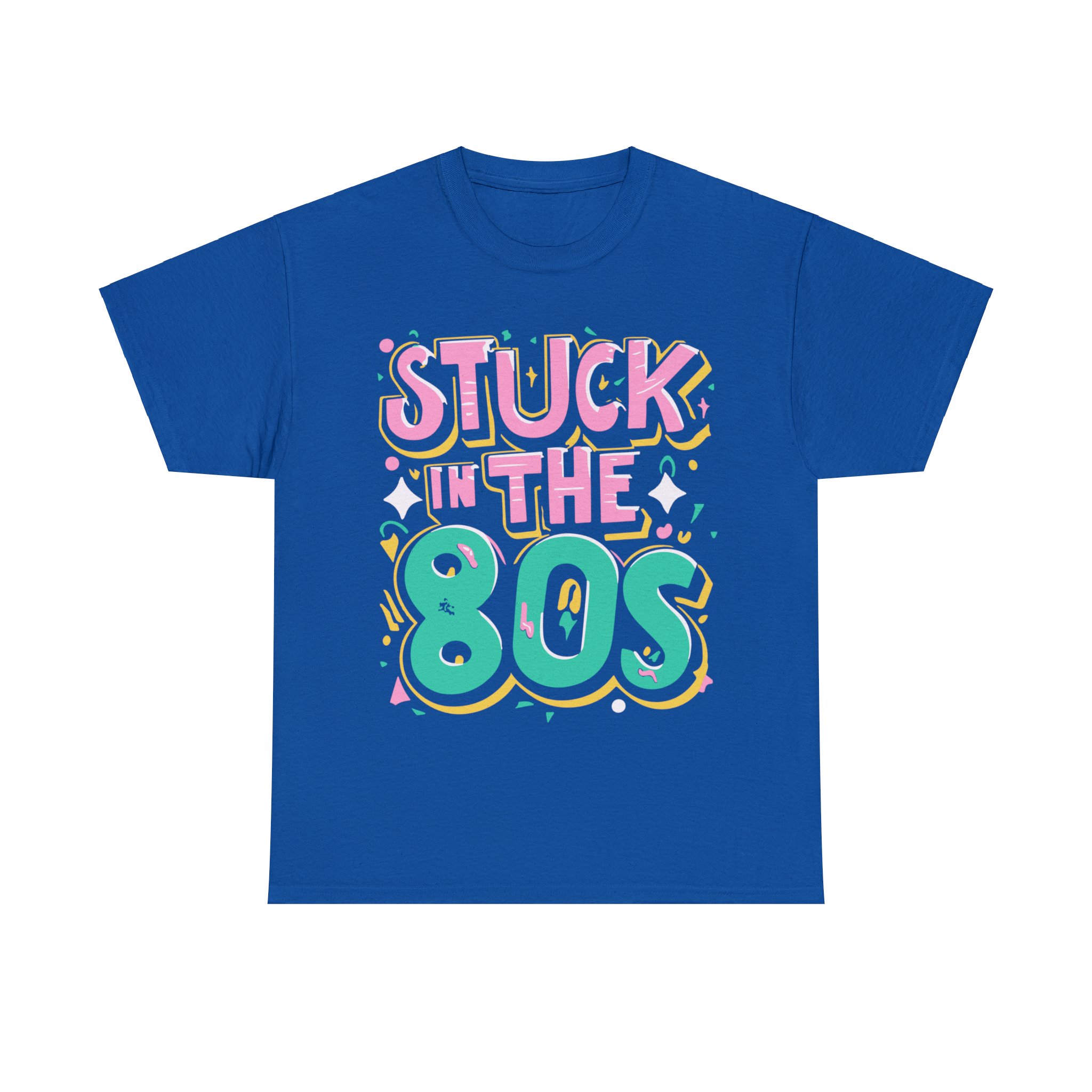 Stuck in the 80s Eighties Unisex Graphic Tee Shirt, Sizes S-5XL ...