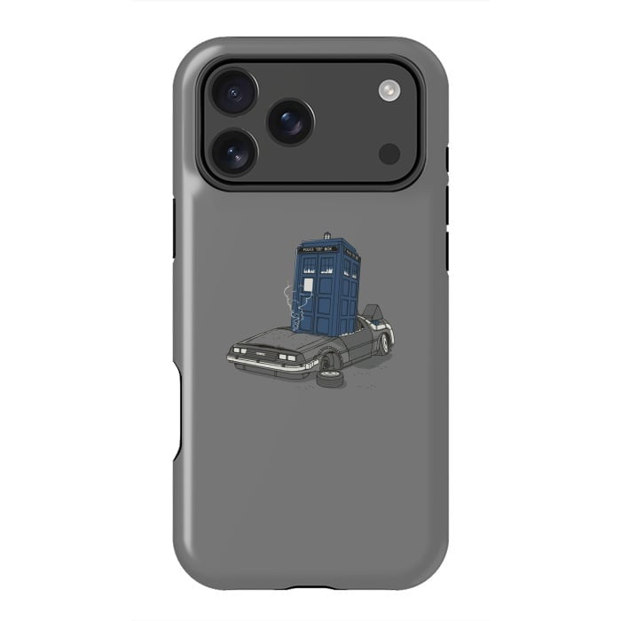 Stuck in the Future Retro Time Traveler Art Case with iPhone 17 to 11 ...