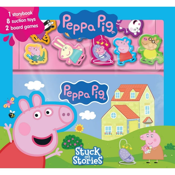 Stuck on Stories Hasbro Peppa Pig Stuck on Stories, (Hardcover ...