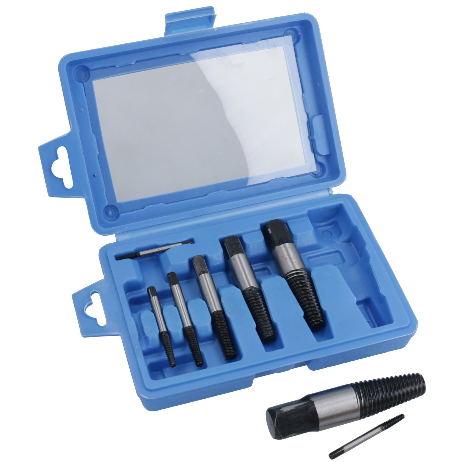 Stud / Bolt / Screw Extractor Remover Set for Rusted, Rounded, Seized ...