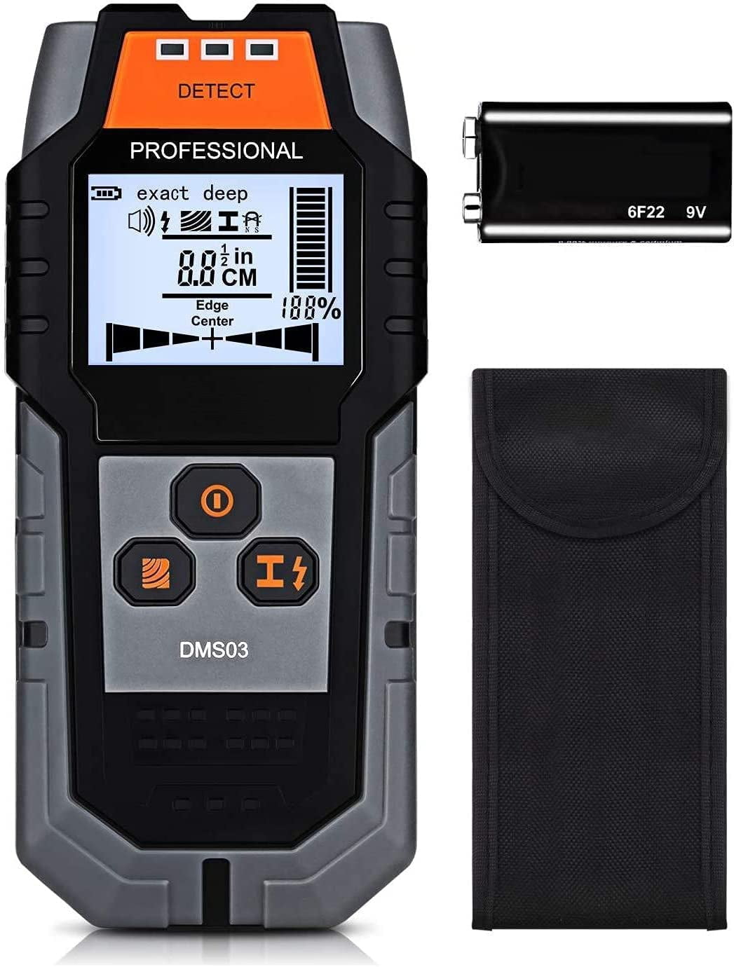 Stud Finder, 4 in 1 Sensor Wall Scanner, with Digital LCD display ...