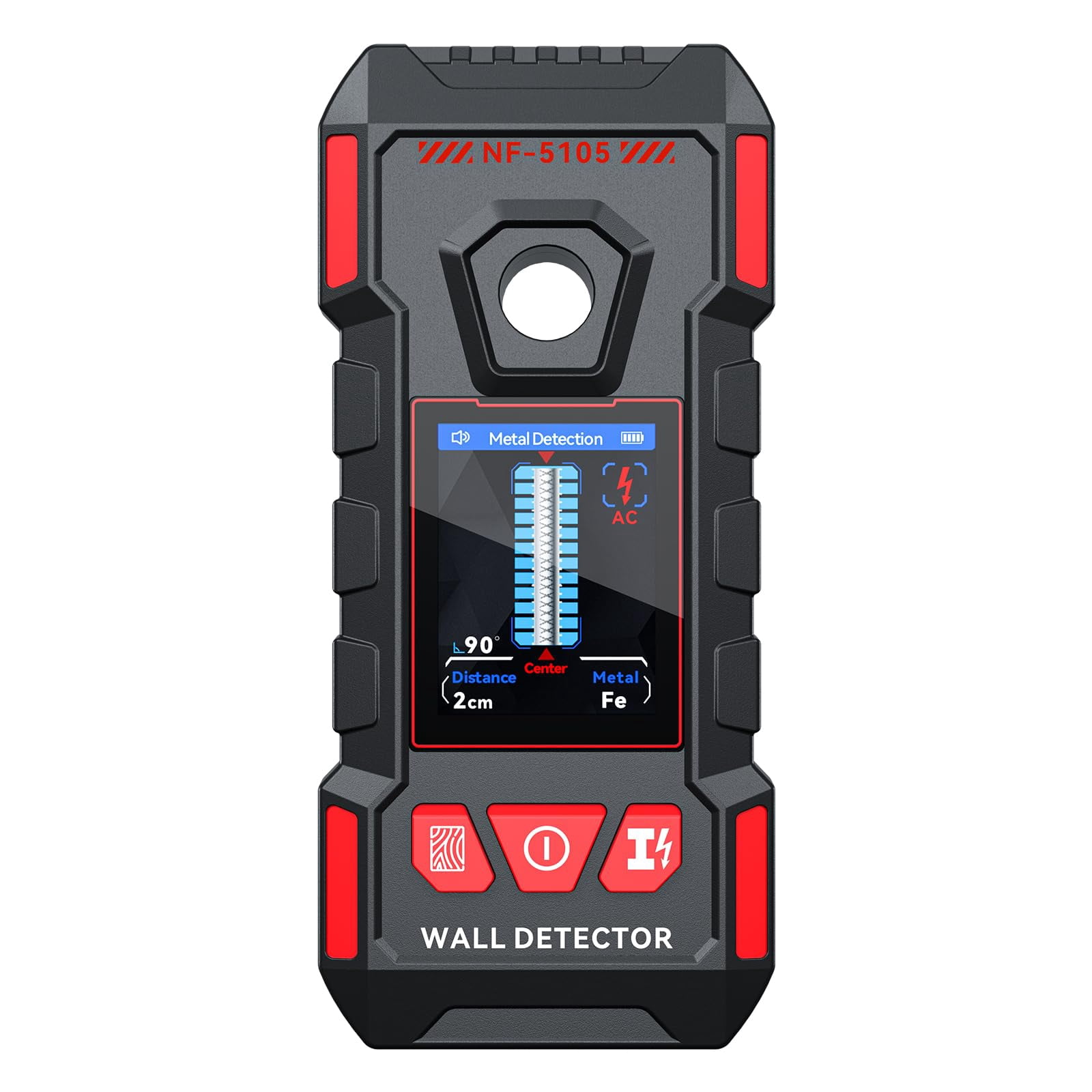 Stud Finder, Rechargeable Stud Finder Wall Scanner with Upgraded ...