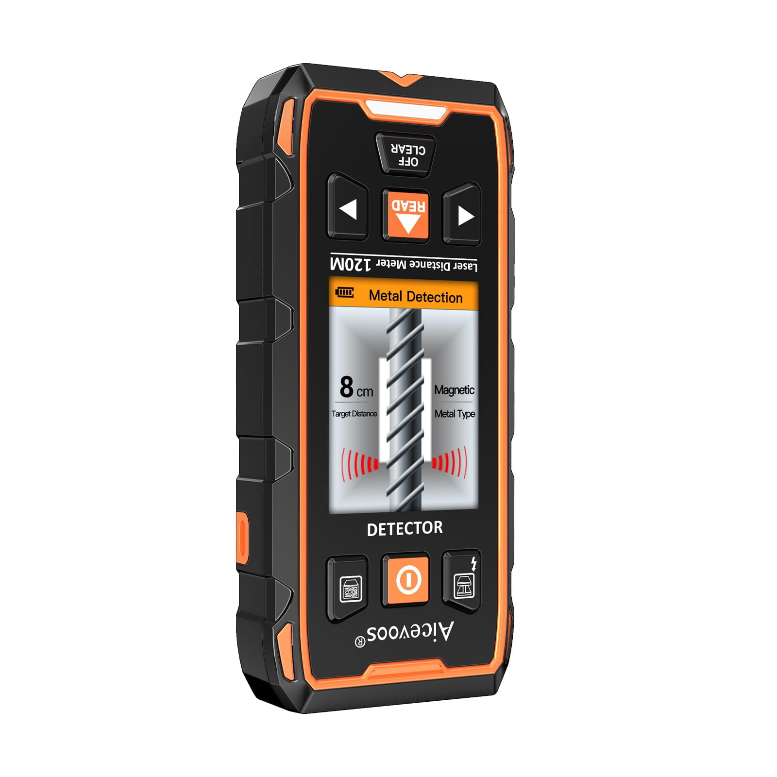 Stud Finder Wall Scanner - 2 in 1 Stud Finder Tool and 393Ft Laser ...