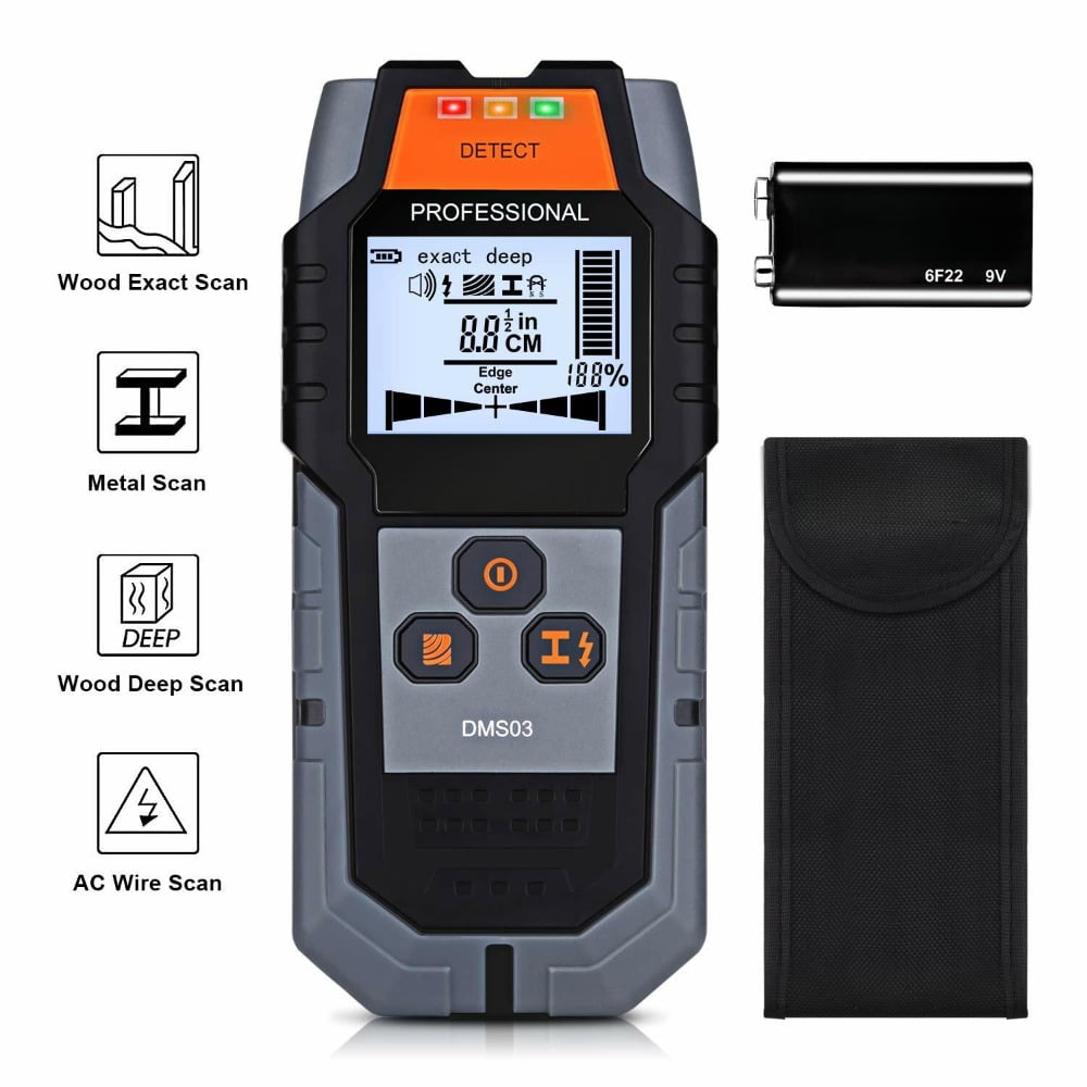 Stud Finder Wall Scanner, 4 in 1 Center Finding Electronic Wall Detecto ...