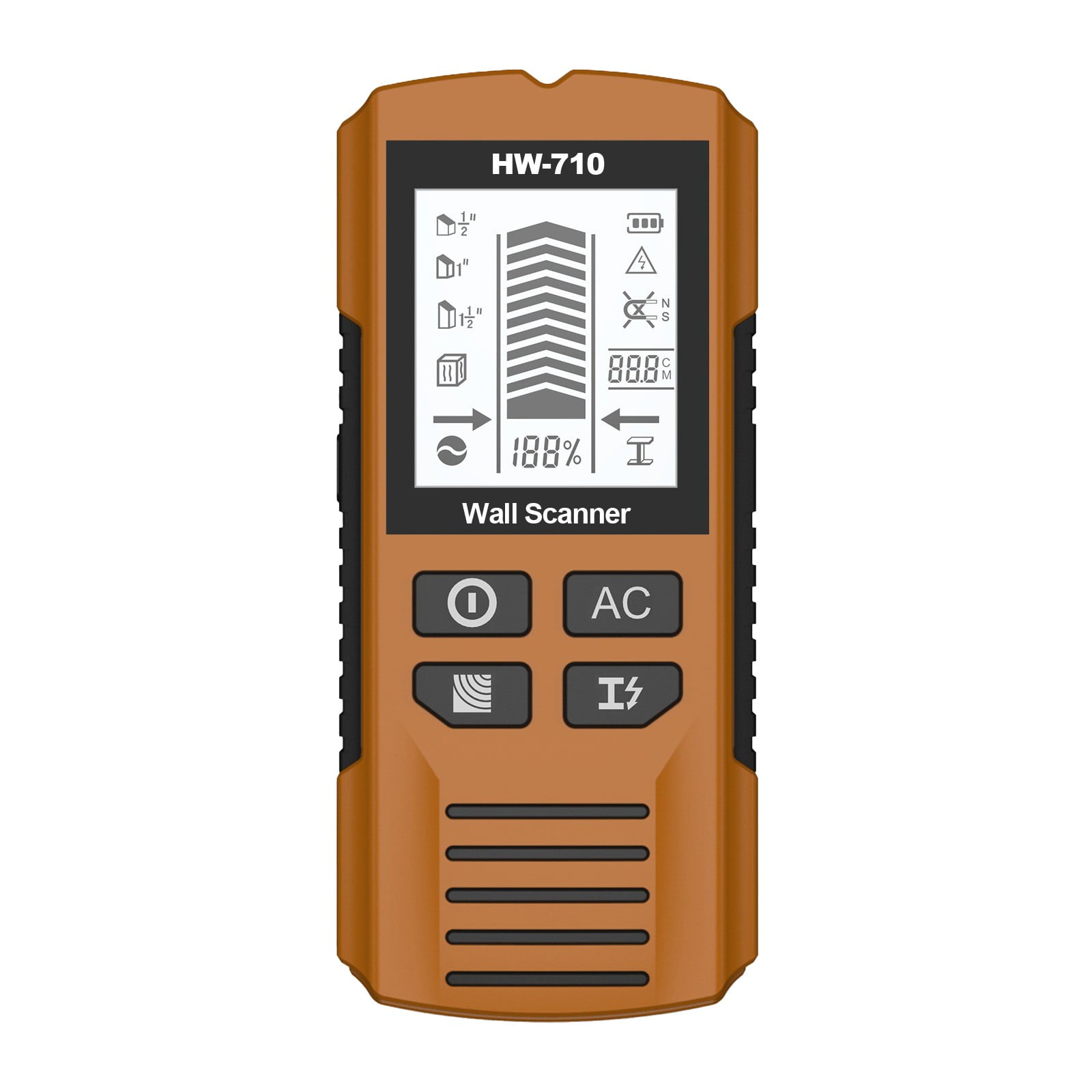 Stud Finder Wall Scanner Detector - 5 In 1 Electronic Wall Wood Metal ...