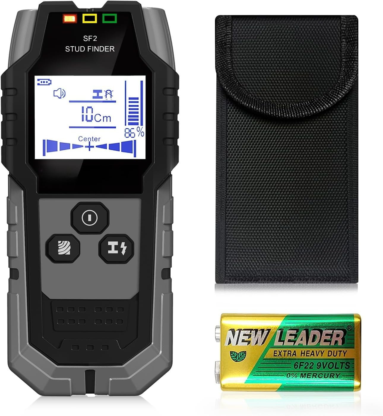 Stud Finder Wall Scanner Detector with Sensor,Audio and LCD Display,5 ...