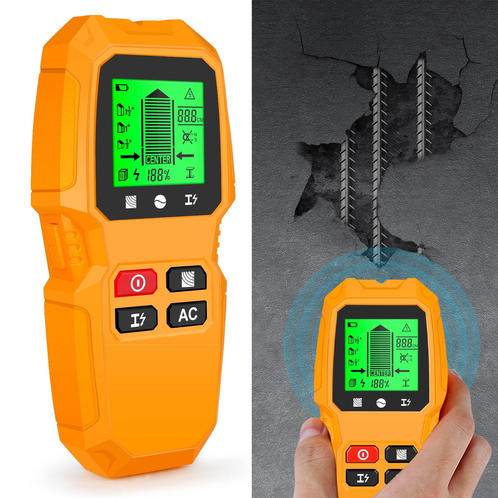 Stud Finder Wall Scanner Precise Multifunctional Wall Wood Metal Stud ...