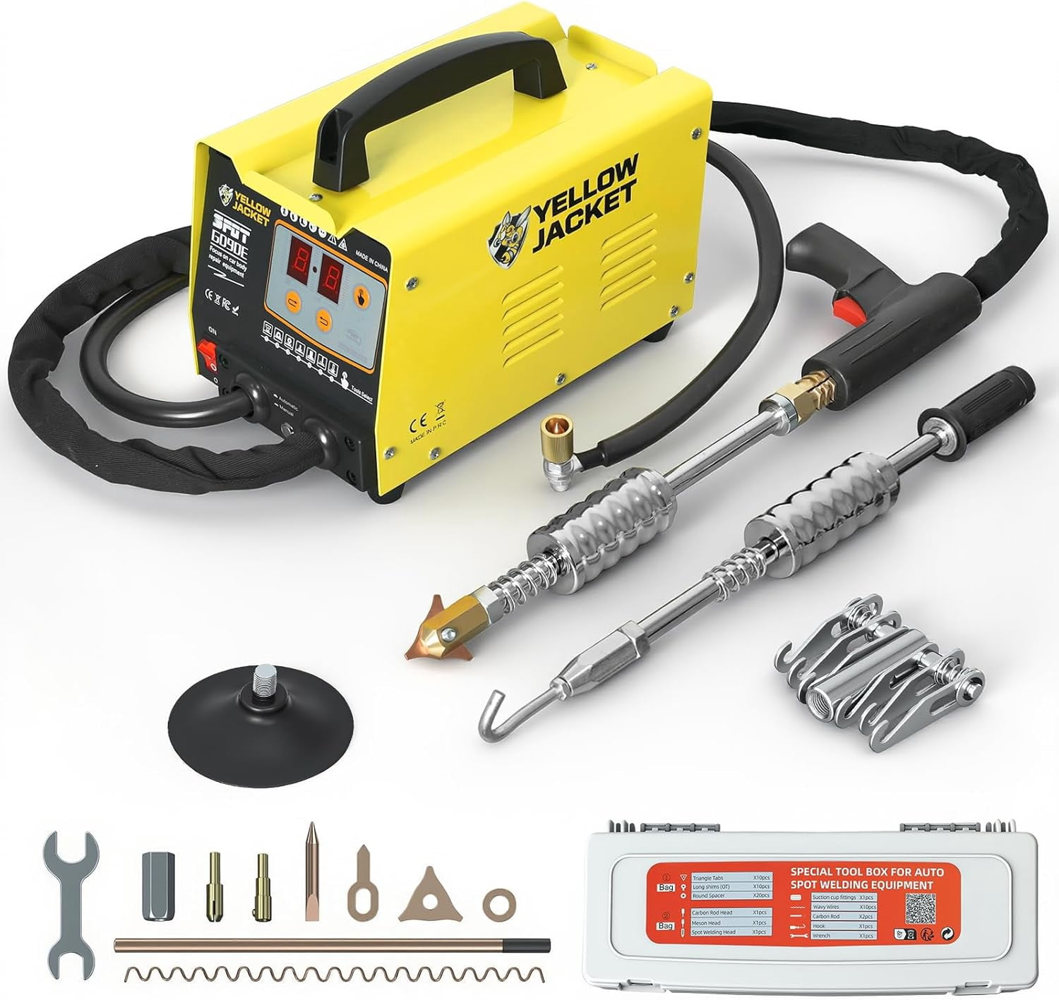 Stud Welder Dent Repair Kit, 3KW Spot Welder Dent Puller, Auto/Manual ...