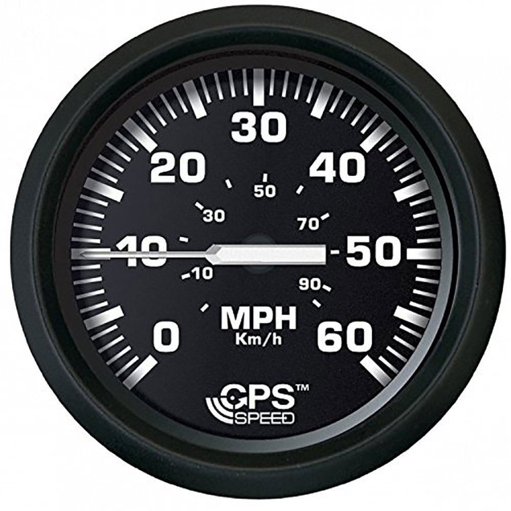 Studded 4" 60 MPH GPS Speedometer Gauge with LCD - Walmart.com