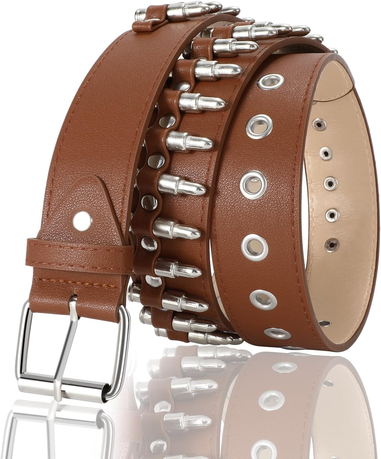 Studded Belt Goth Belt for Women and Men Metal Punk Belt Scene Style ...