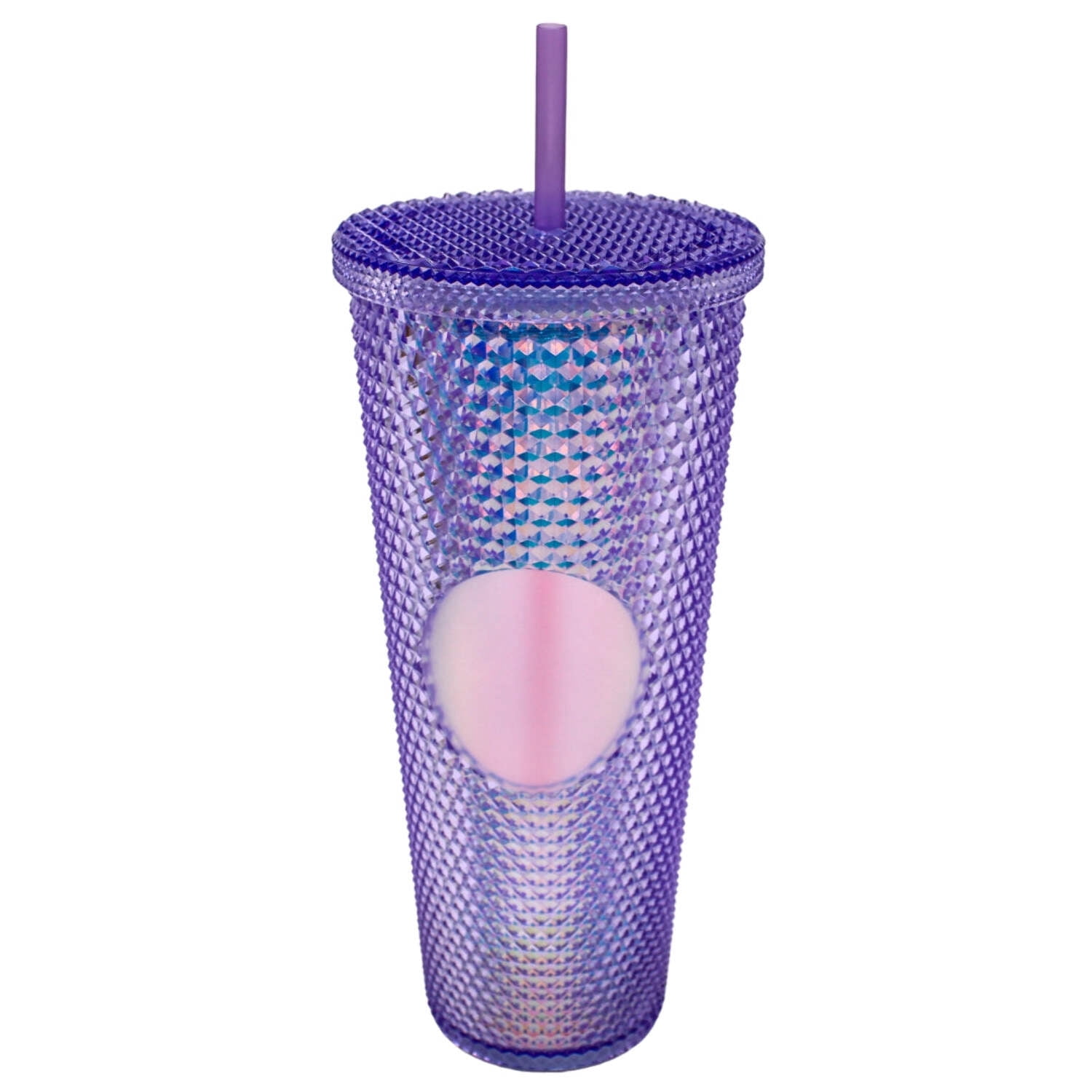 Studded Holographic 710ml Double Wall Plastic Tumbler (Each) - Walmart.com