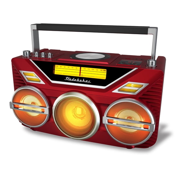 Studebaker Avanti Bluetooth Boombox with USB Port, AM/FM, CD Player ...