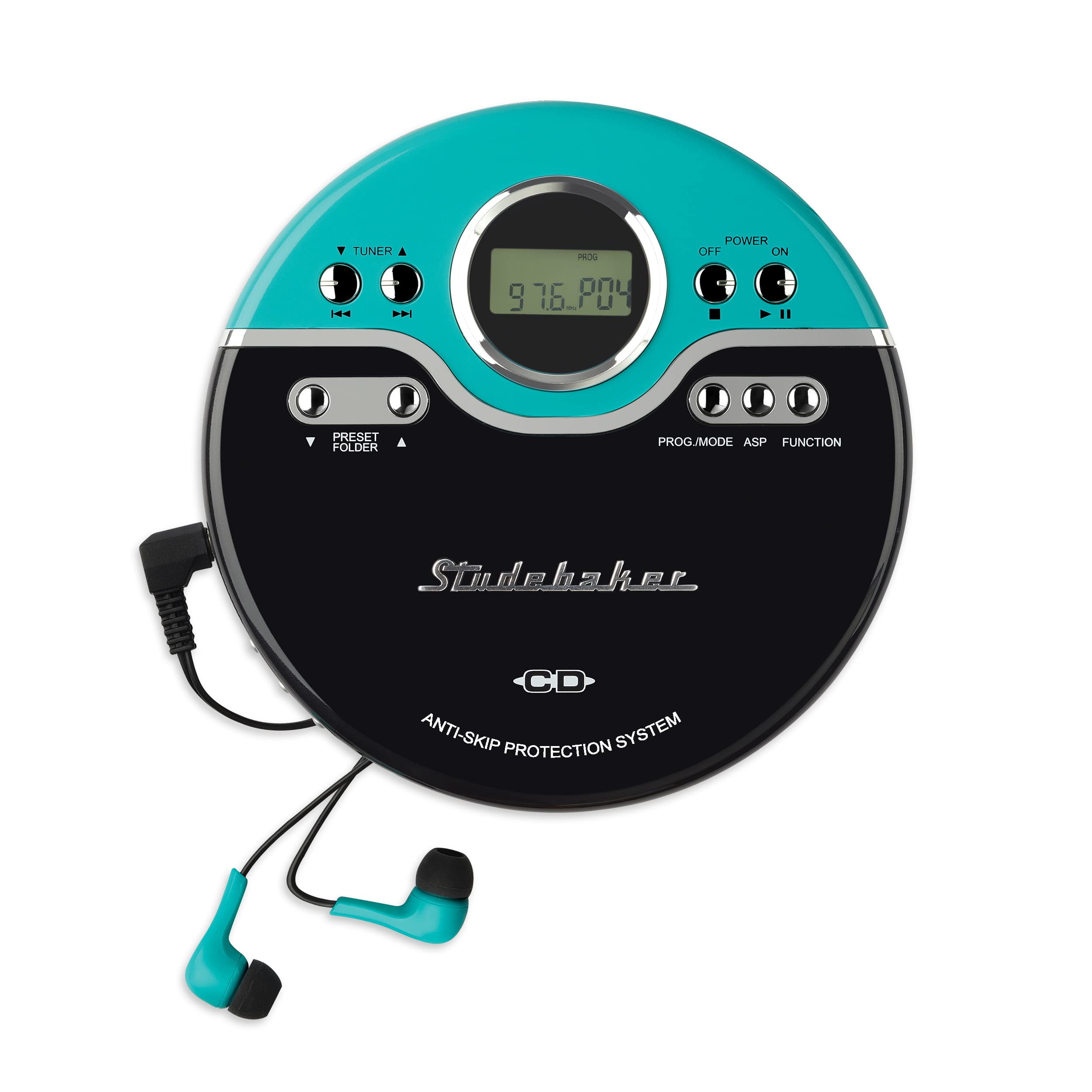 Studebaker Retro Portable CD Player CD-R/RW MP3 Playback Vintage ...