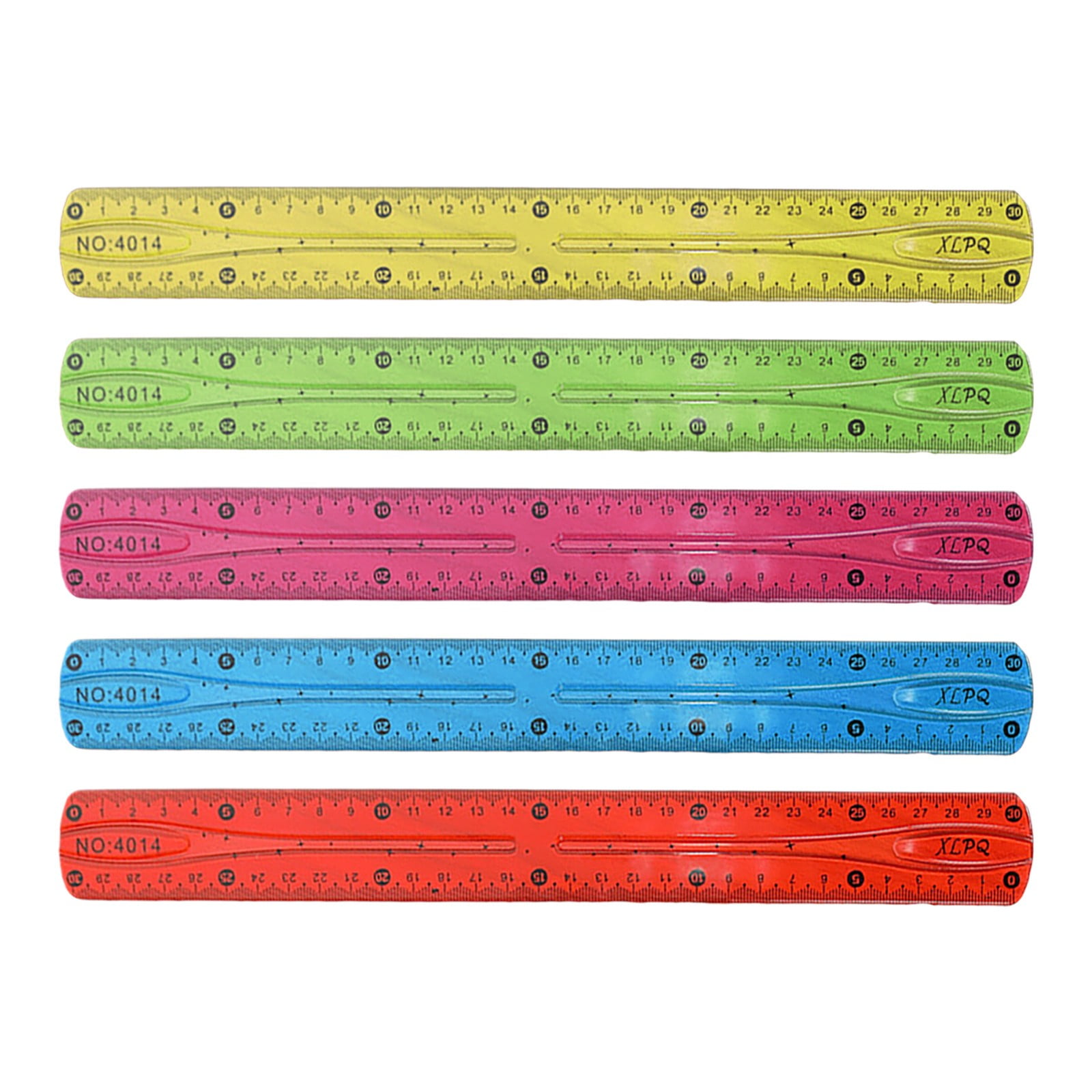 Student 30Cm Colored Ruler, Flexible Ruler 12" (30Cm) Inches Centimeter ...