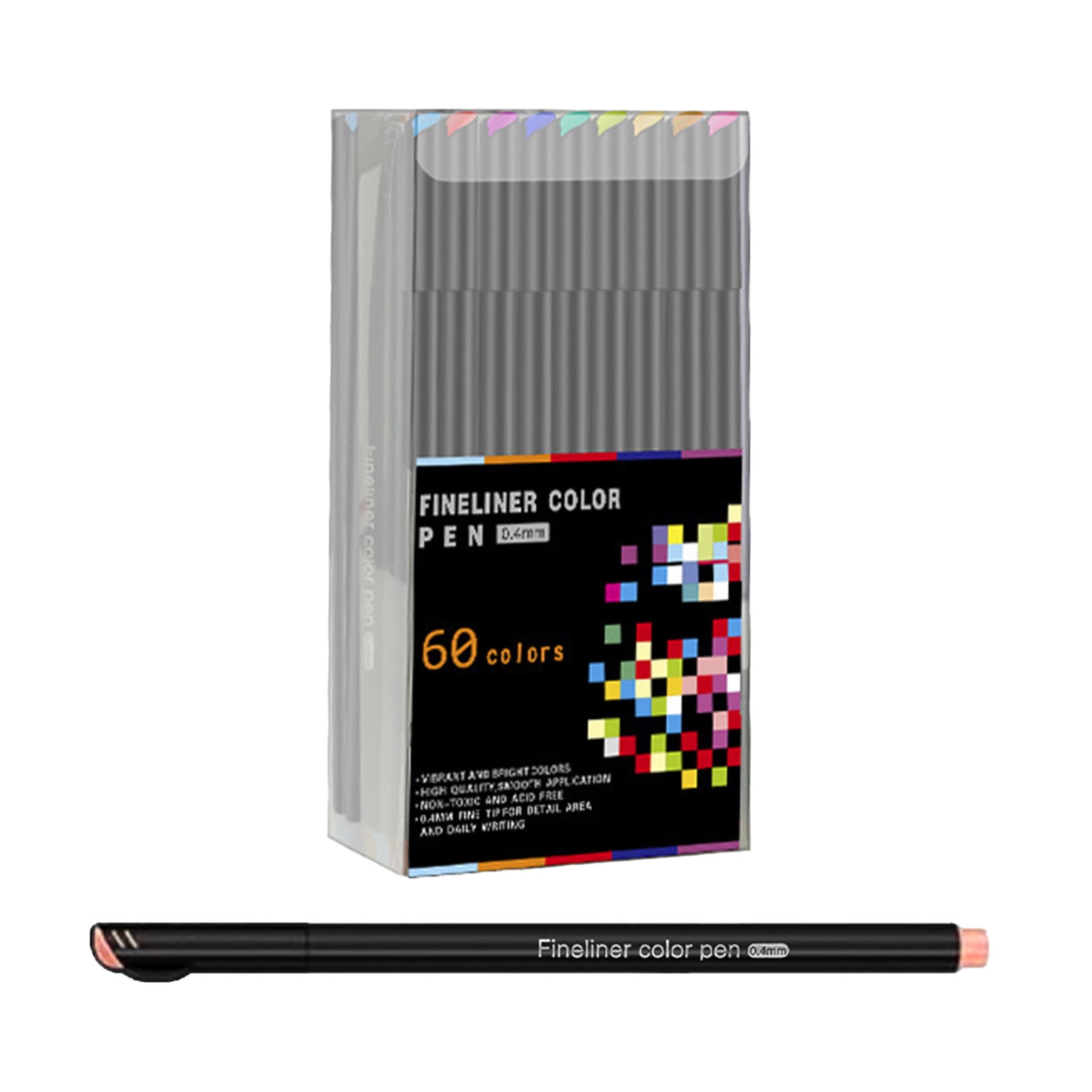 Student Art Special Hook Pen – Black Hand-painted Drawing Pen for ...