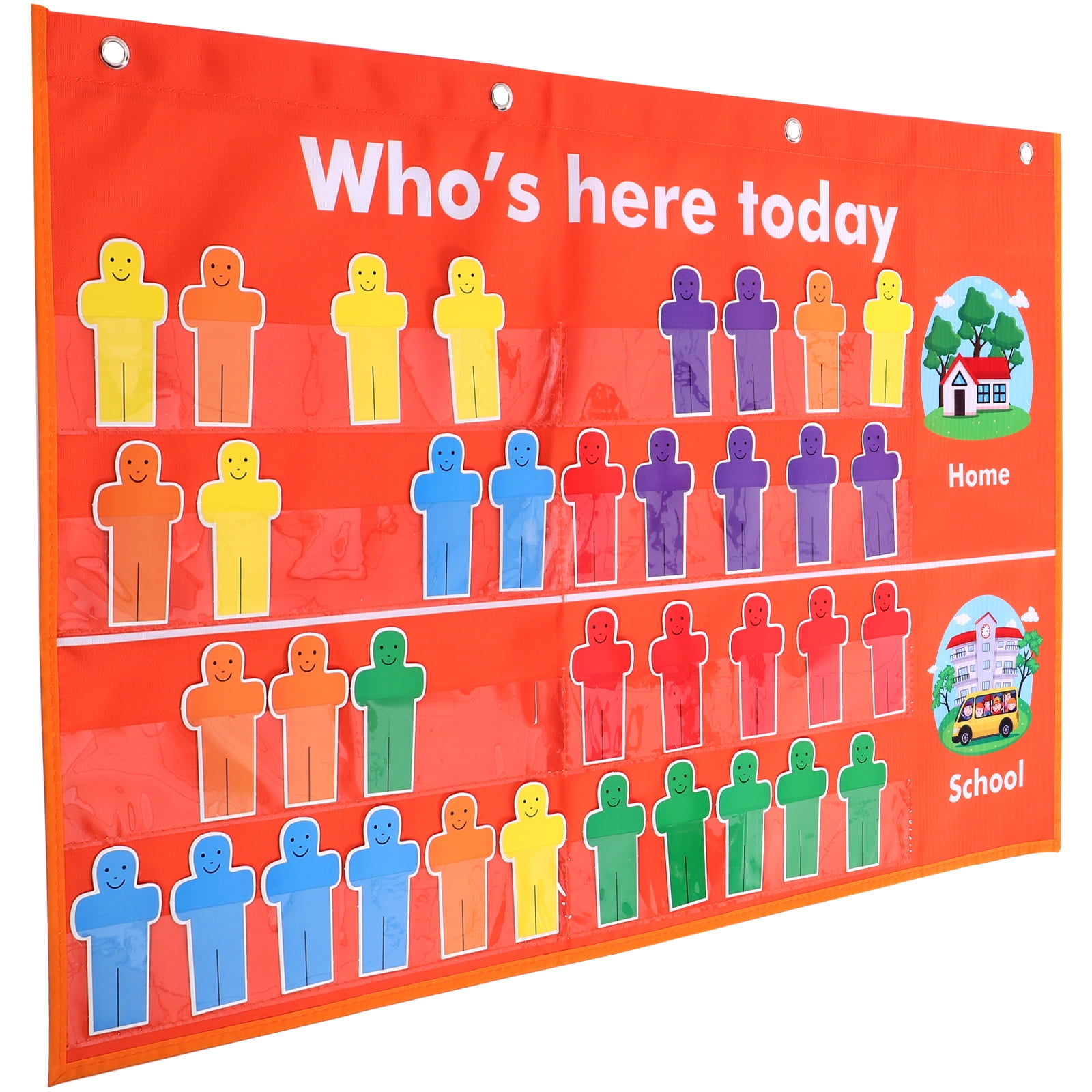 Student Attendance Bag Classroom Chart for Preschool Management Card ...