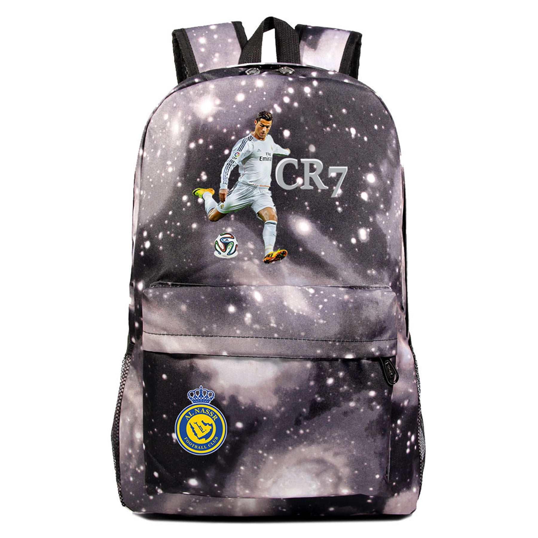 Student Back to School Bookbag-Cristiano Ronaldo Canvas Backpack ...