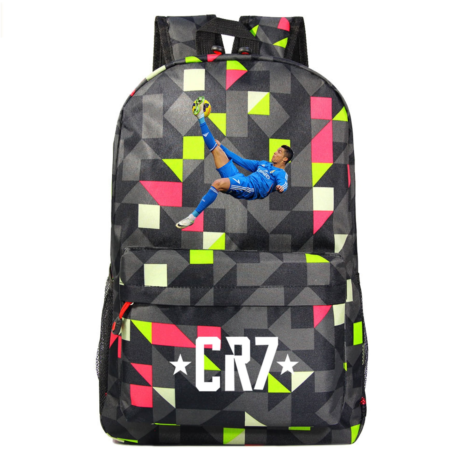 Student Back to School Bookbag-Cristiano Ronaldo Canvas Backpack ...