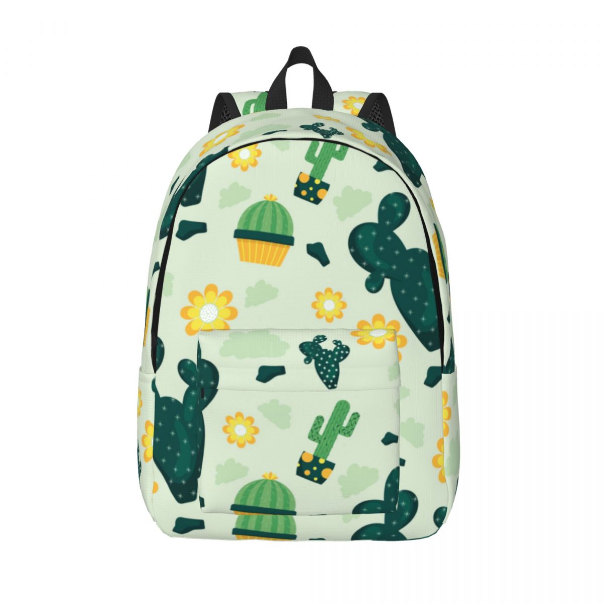 Student Bag Green Cactus Backpack Parent- Lightweight Backpack Couple ...