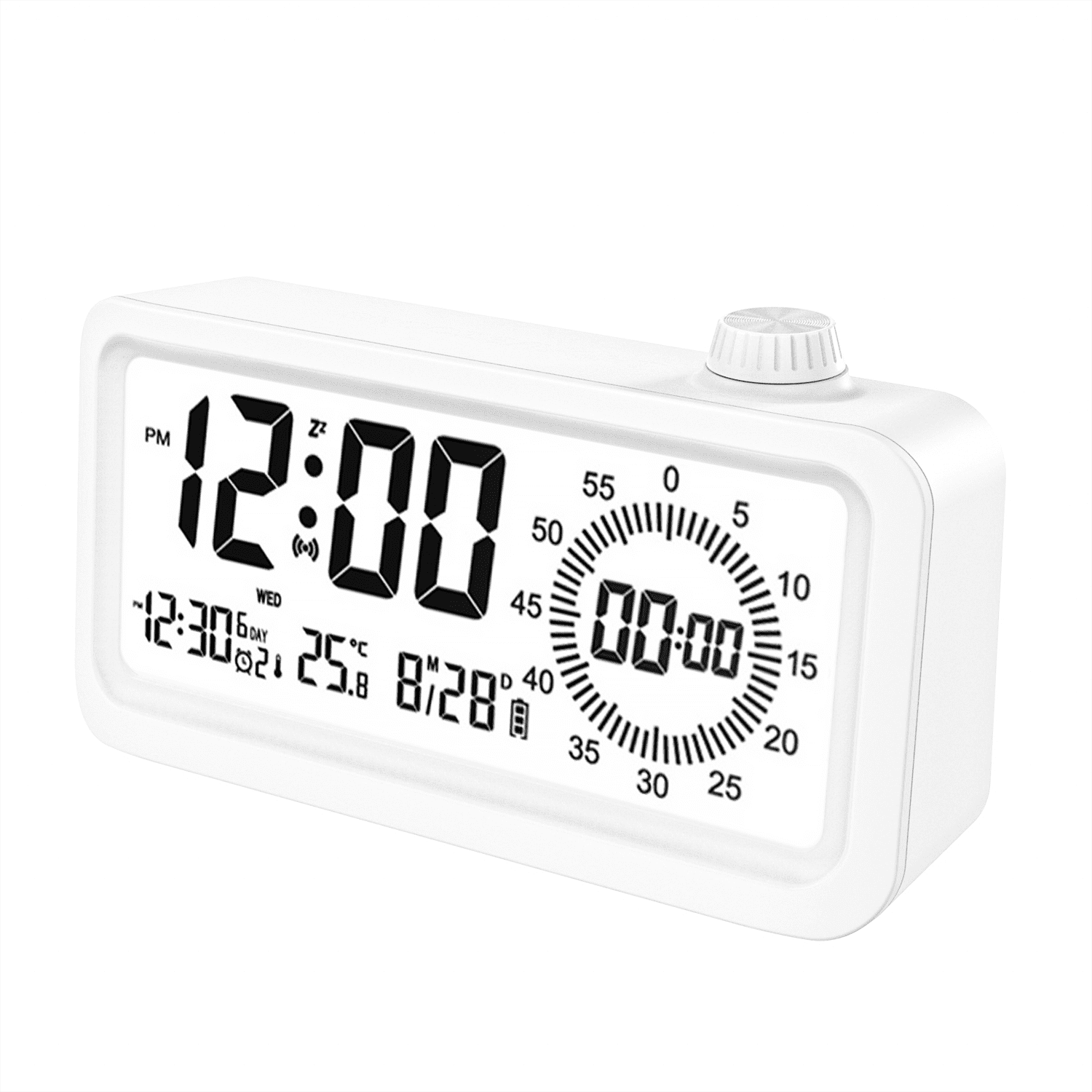 Student Bedroom Alarm Clock With Visual Timer Charging Kid Timed Led ...