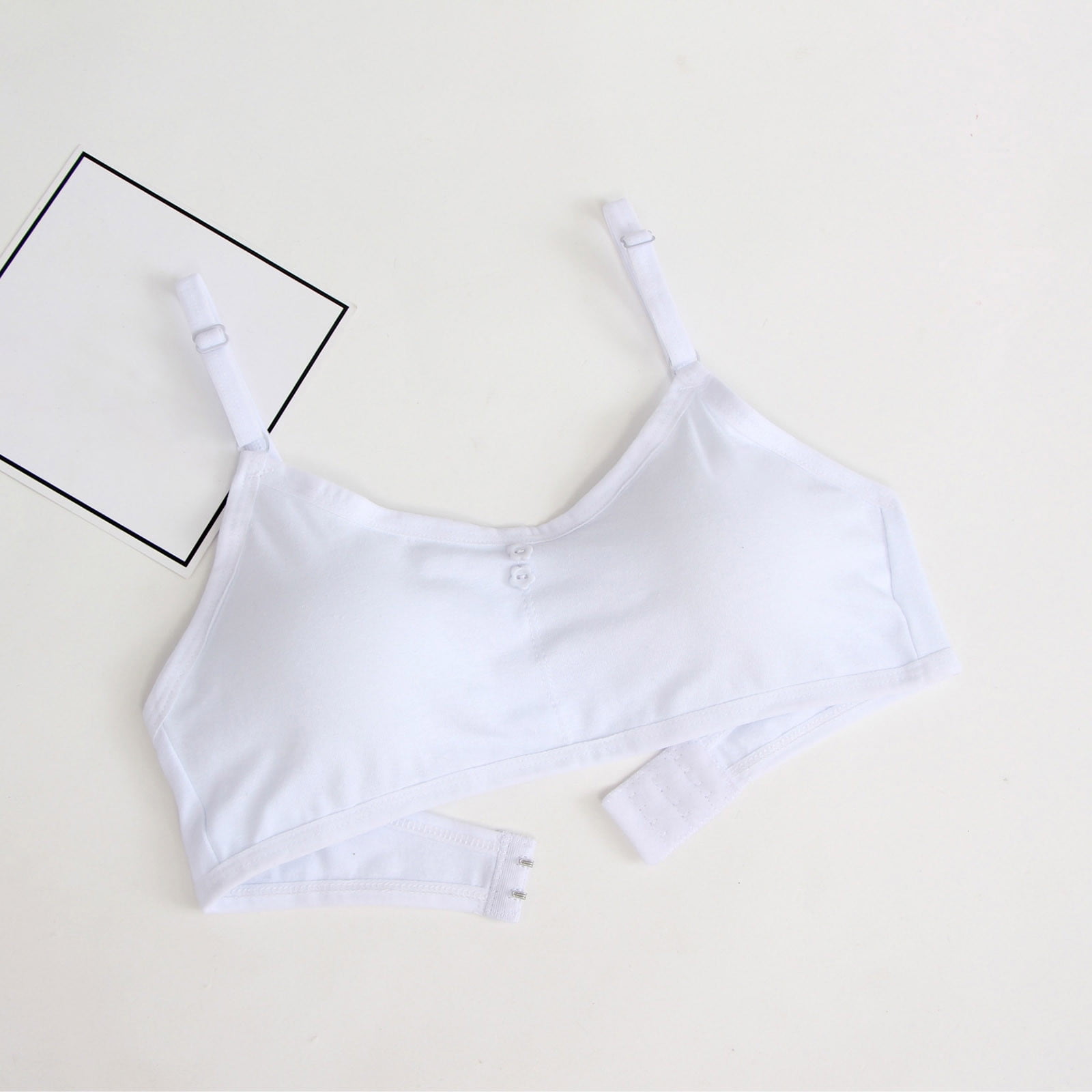 Student Bra Fixed Cup Chest Wrap With Chest Pad Top Bra Running Bra ...