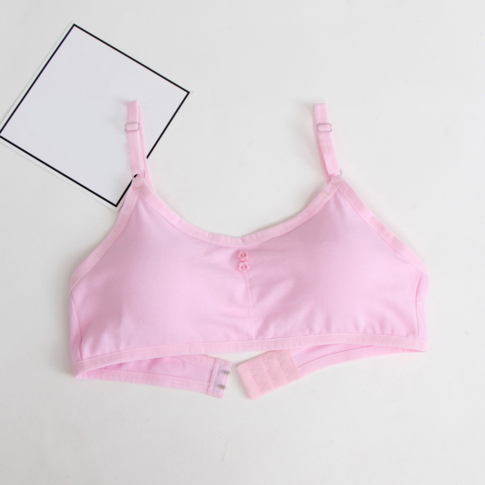 Student Bra Fixed Cup Chest Wrap With Chest Pad Top Bra Running plus ...