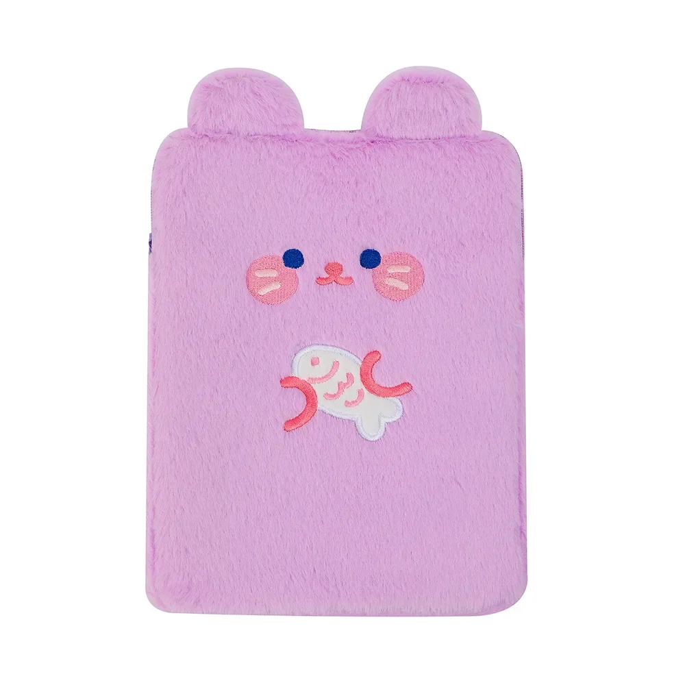 Student Cartoon Plush Tablet Computer Bag Girl Cute Pig iPad Inner Tank ...
