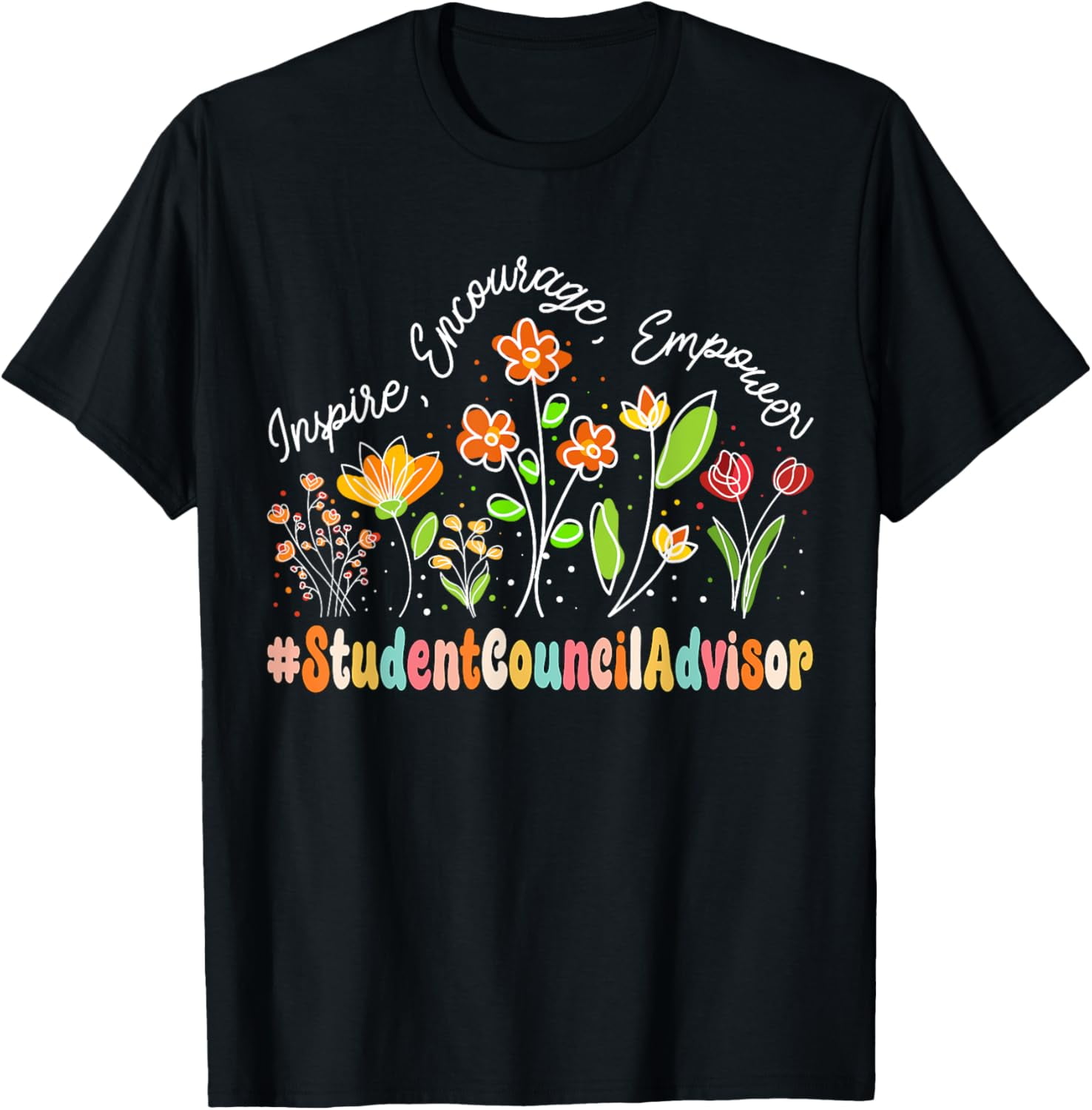 Student Council Advisor Appreciation Week Back to School T-Shirt men ...