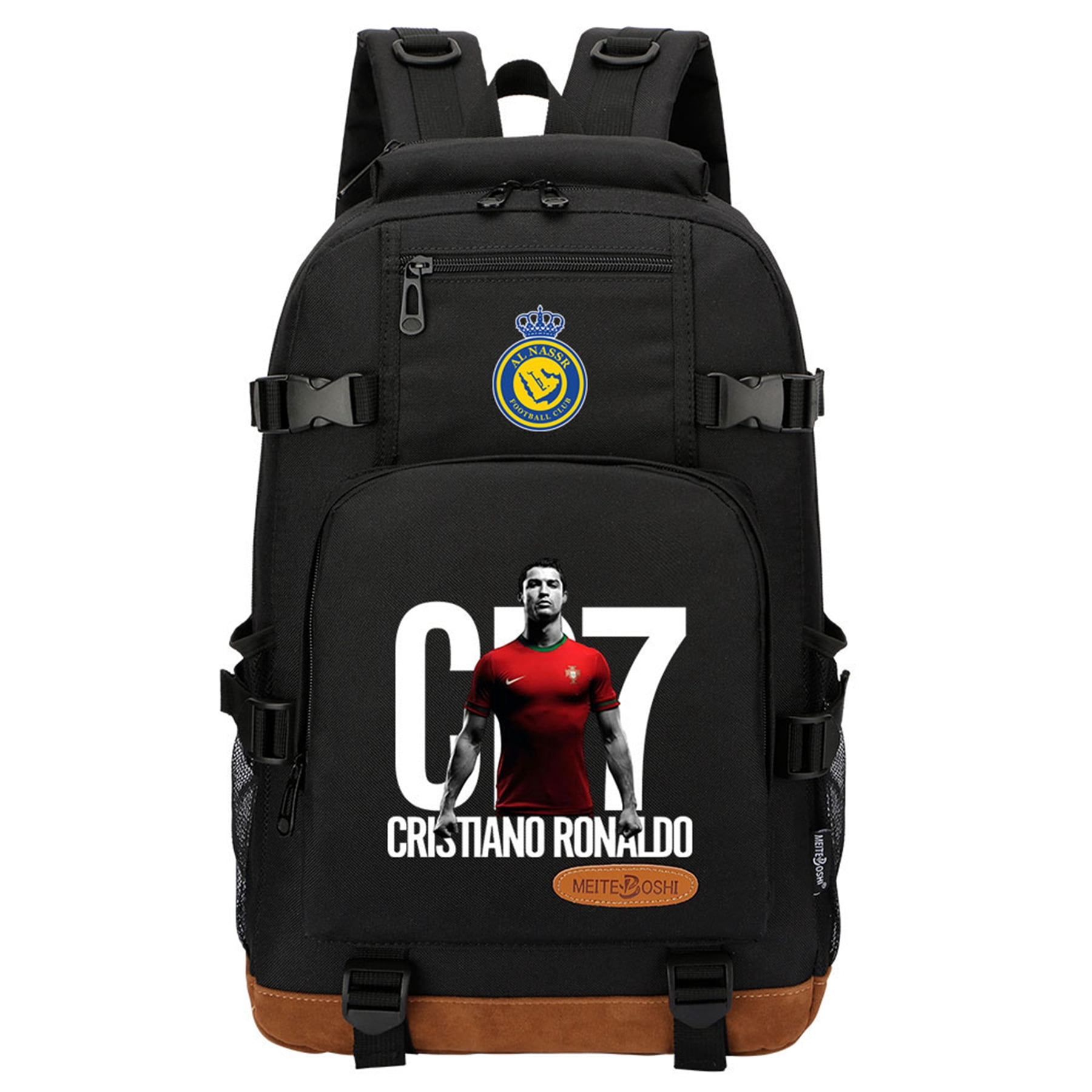 Student Cristiano Ronaldo School Bookbag-Waterproof Laptop Backpack ...