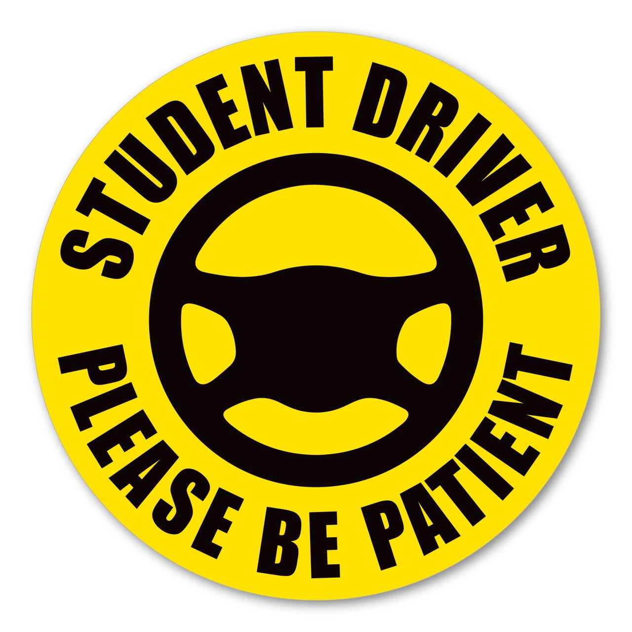 Student Driver Circle Magnet - Walmart.com