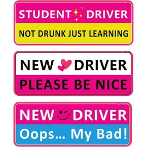 Student Driver Magnets