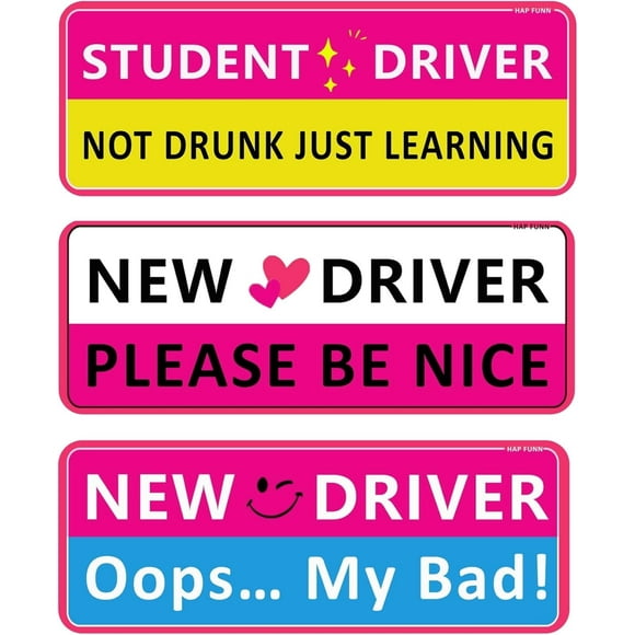 Student Driver Magnets