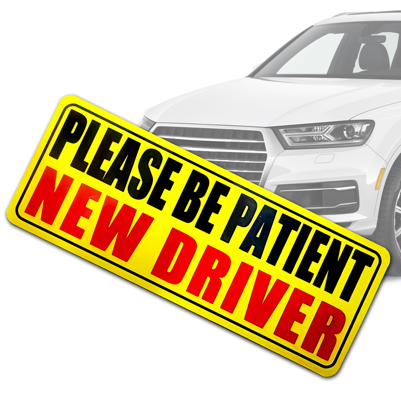 Student Driver Magnet | Please Be Patient Student Driver Decal | 9x4 ...