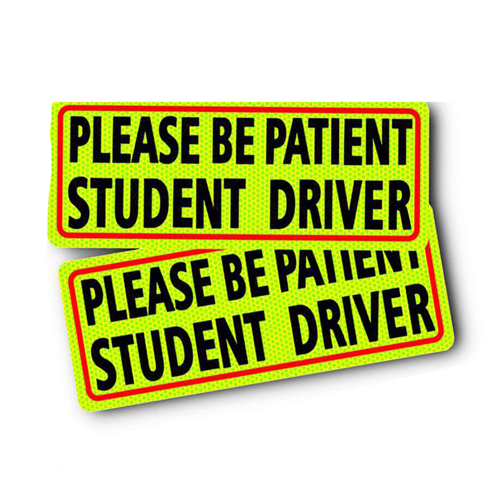 Student Driver Magnet Safety Sign Vehicle Bumper Magnet - Car Vehicle ...