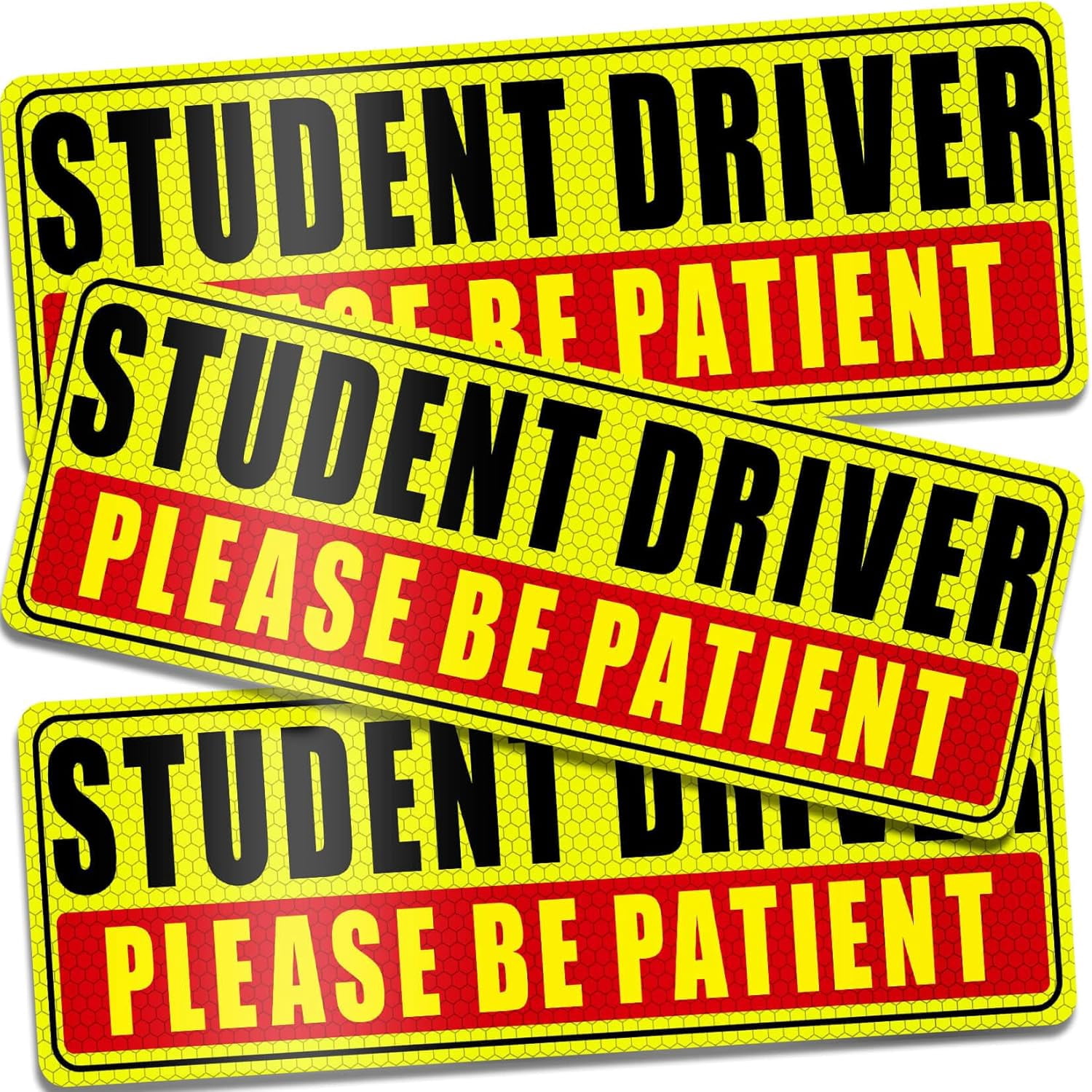Student Driver Magnet for Car - Be Patient Student Driver Magnet New ...