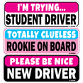 Student Driver Magnet for Car Magnetic Reflective Vehicle Safety Sign ...