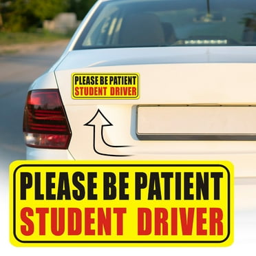 COOLHOOD New Driver Magnet Warning Driver Magnet for Car Please Be ...