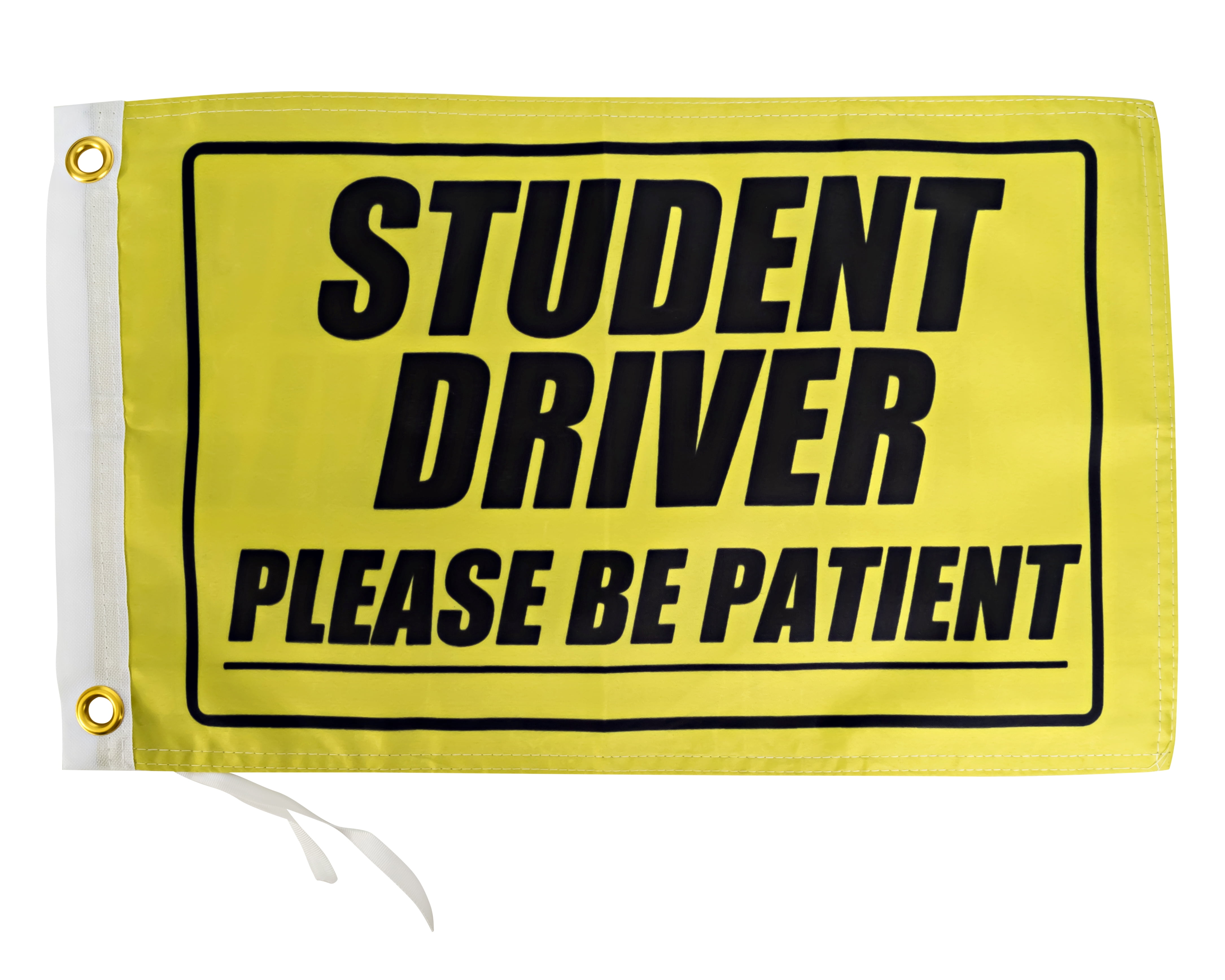 Student Driver Please Be Patient Flag 12x18 Inches - Perfect for UTV ...
