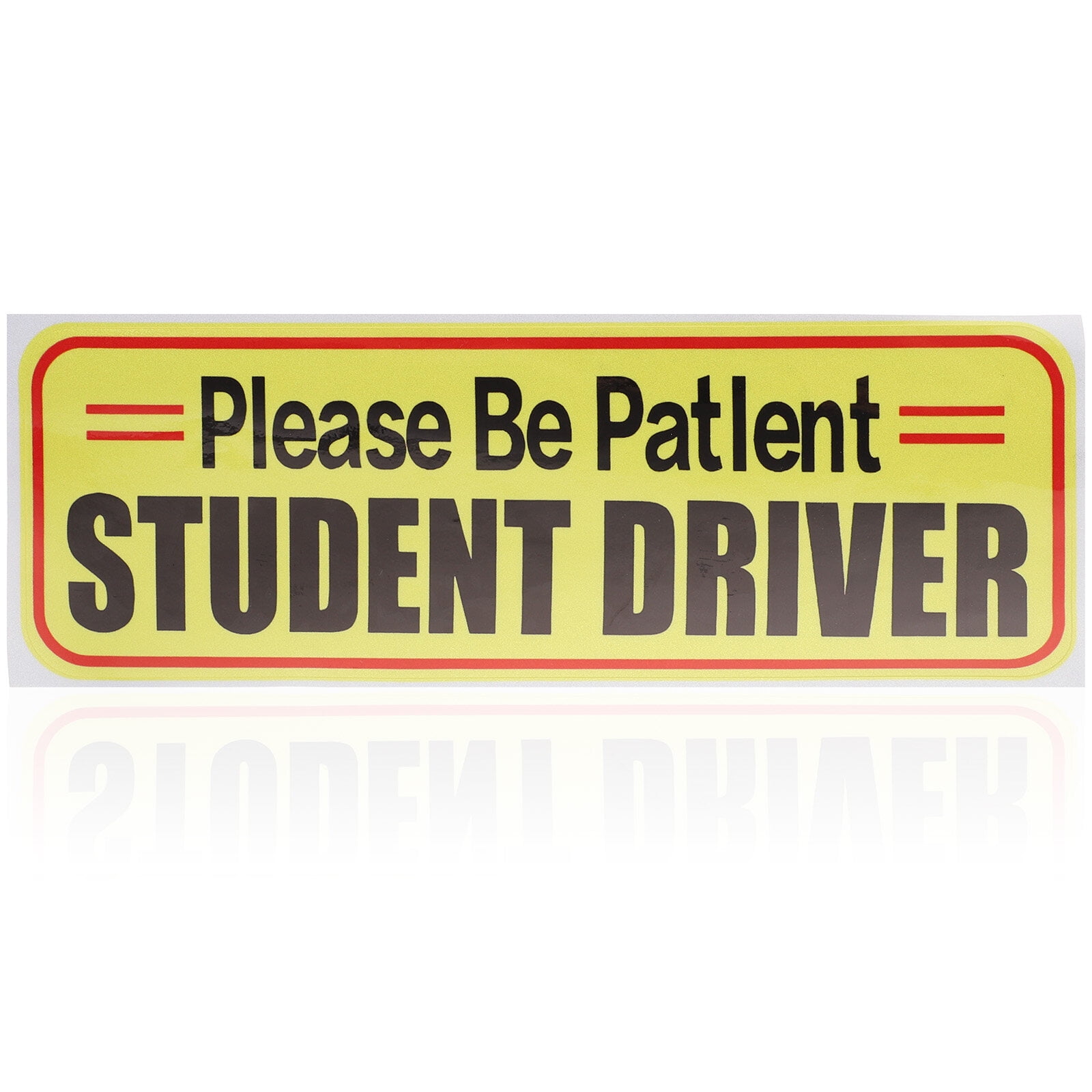Student Driver Sticker Reflective Student Driver Sticker Reusable ...