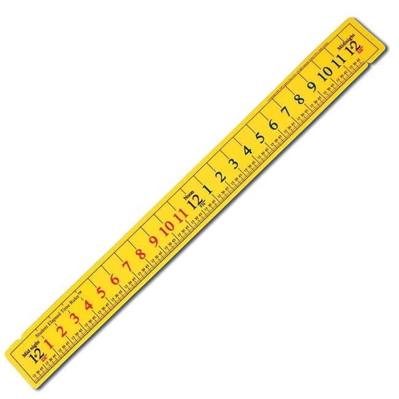 Student Elapsed Time Ruler - 12 Each - Walmart.com