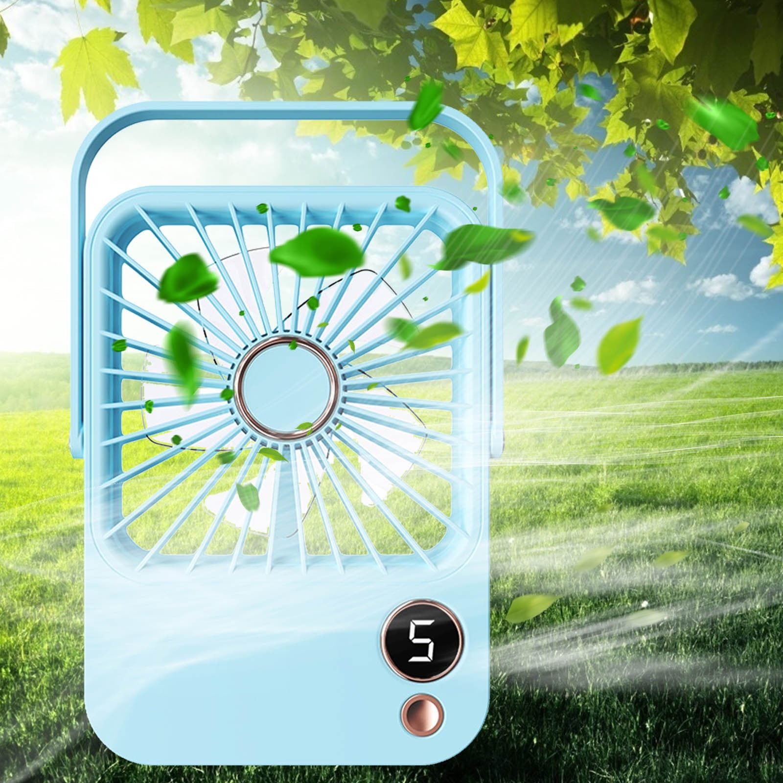 Student Essential USB Fan - 2025 New Model Compact Bedside Fan with ...