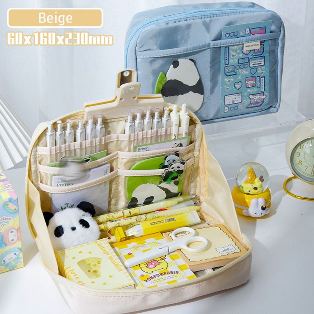 Student Fashion 12-Layer Large Capacity Pencil Box Zipper Pen Storage ...