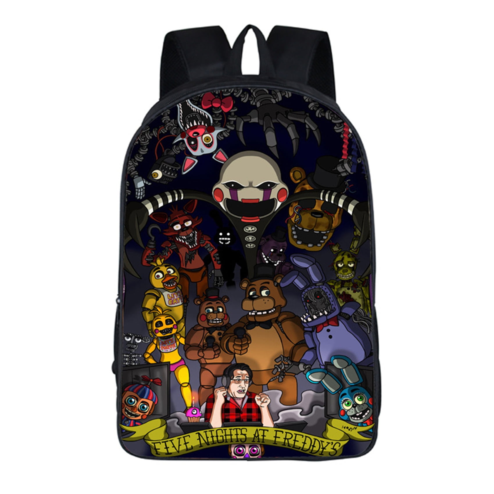 Student Five Nights at Freddy's School Backpack Graphic Bookbag ...