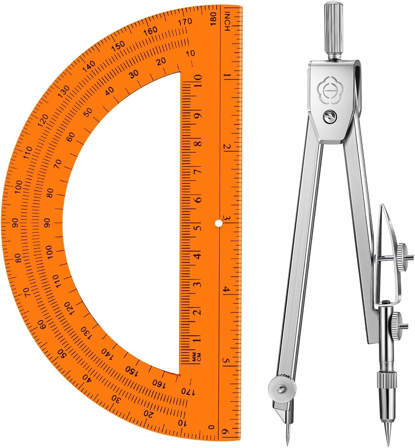Student Geometry Math Set, Drawing Compass and 6 Inch Swing Arm ...