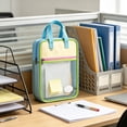 Student Handheld File Folder, Double Zipper Subject Classification Book ...